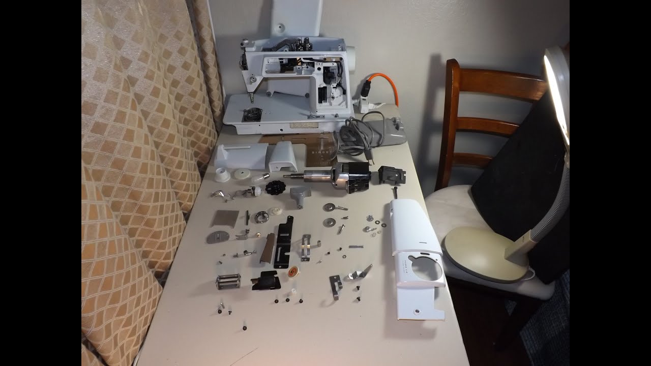 SINGER MODEL 603 SPECIAL - PARTS AFTER REHAB - YouTube