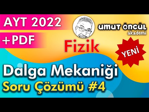 Fizik | AYT | 2022 | Dalga Mekaniği | Soru Çözümü #4 | +PDF