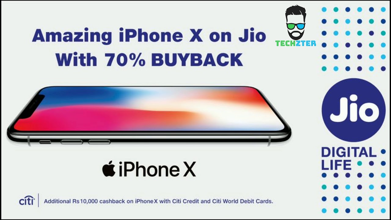 Jio iPhone X OFFER! 70% BuyBack Offer | Pre Book Jio iPhone X at Rs ...