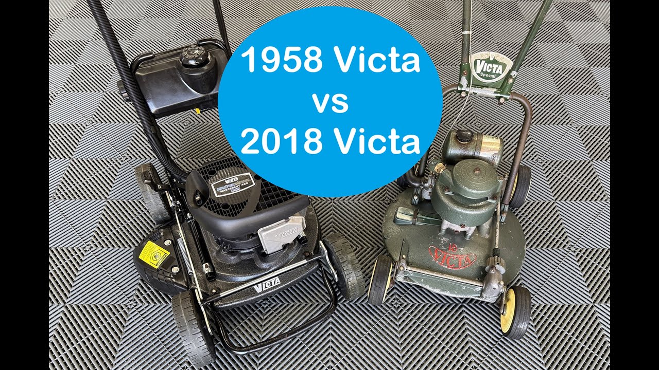 Victa 18 Special vs Victa Mastercut 460 - Old vs New - YouTube