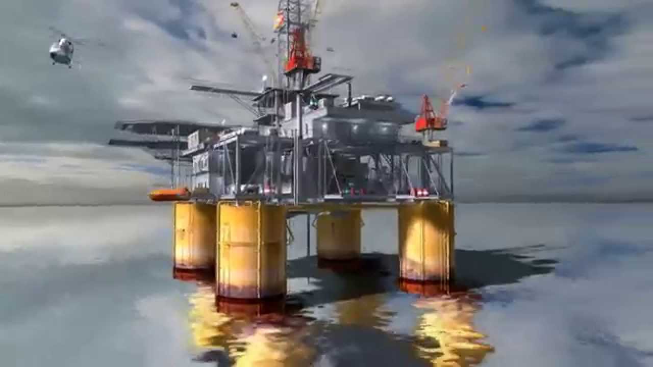 Kopi av Semisub Oljerigg Offshore Norge - YouTube