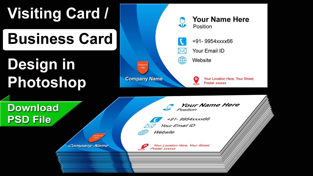 Design Visiting Card Business Card In Photoshop 7 0 Professional design-visiting-card-business-card-in-photoshop-7-0-professional