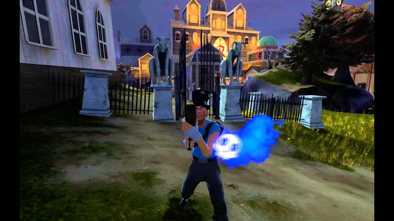 TF2 Unusual Effect: Silly Skull - YouTube