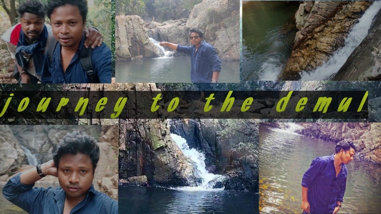 journey to the demul || demul waterfall rajgangpur || chandi push water ...