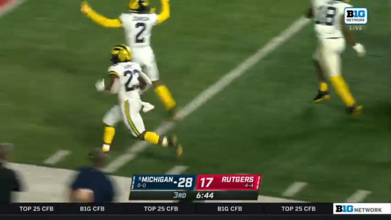 Michael Barrett with Back to Back Interceptions! - YouTube