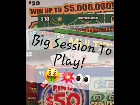 Big Scratch Session! | $20, $10, $5, $2, And $1 | Lottomanny 💥 💥 - YouTube