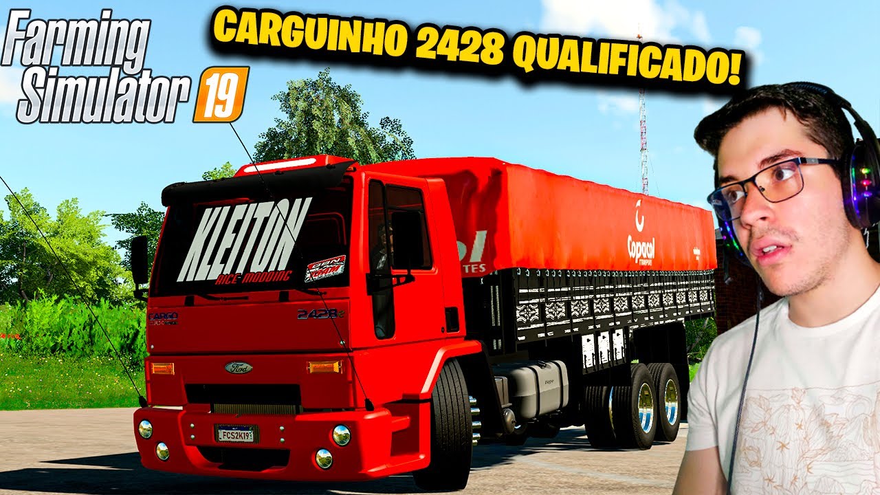 FORD CARGO 2428 QUALIFICADO NA NOVA FAZENDA!!-FARMING SIMULATOR 19 ...