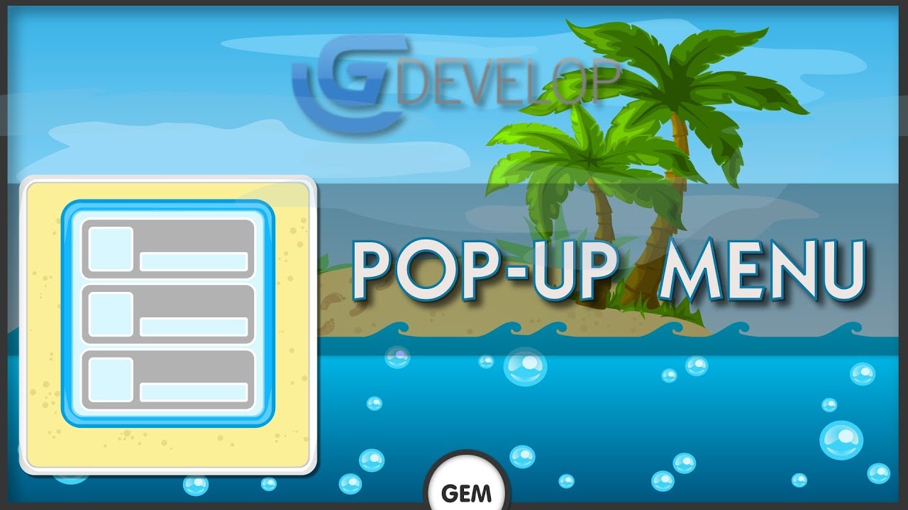 Pop up Menu GDevelop 5 YouTube pop-up-menu-gdevelop-5-youtube