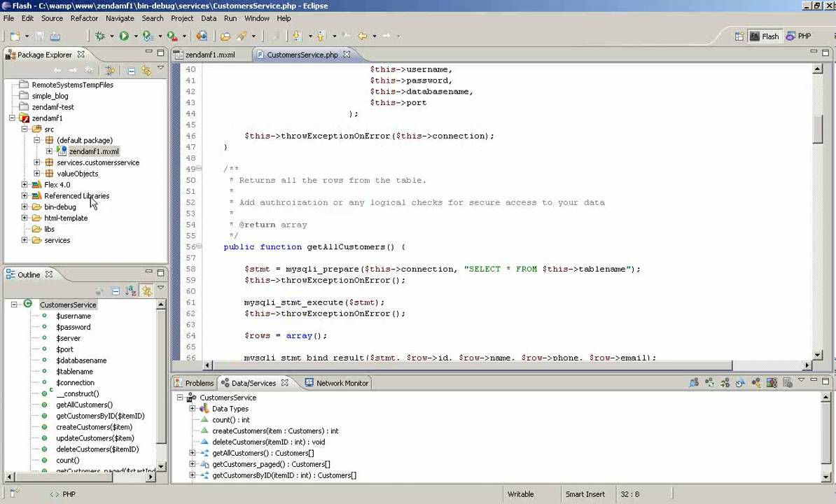 Flash Builder 4 w/ Zend AMF - YouTube