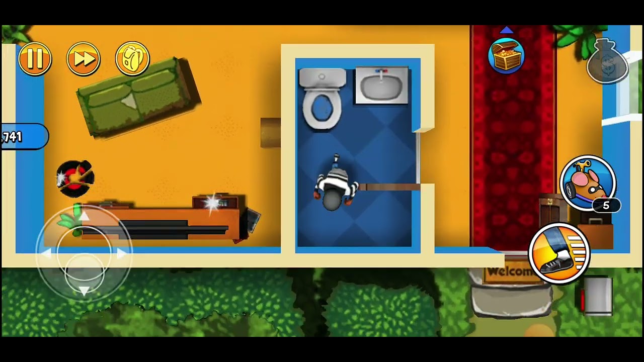 ROBBERY BOB GAMEPLAY/CHAPTER ONE/LEVEL 1,2,3,4,5/WALKTHROW GAMEPLAY ...