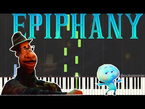Trent Reznor and Atticus Ross - Epiphany | Soul 2020 OST from Disney Pixar (Solo Piano Synthesia)
