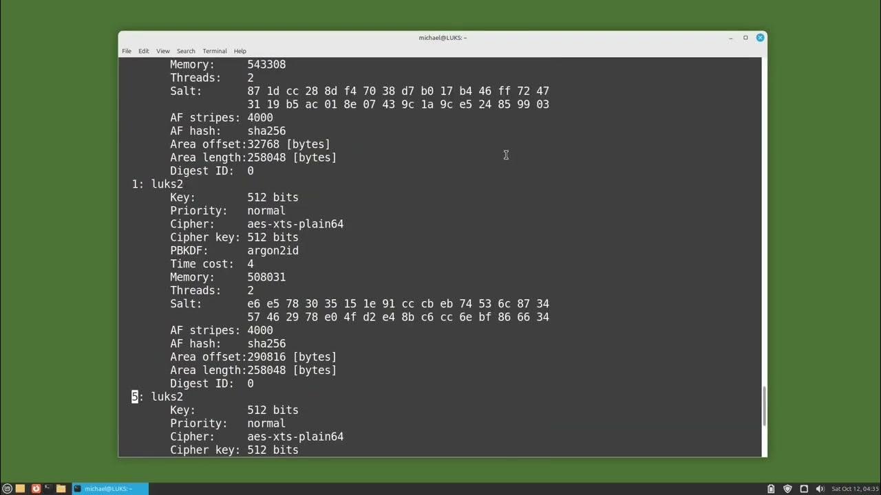 Linux Command Line (114) LUKS pt3 - Add Remove Change Password - YouTube