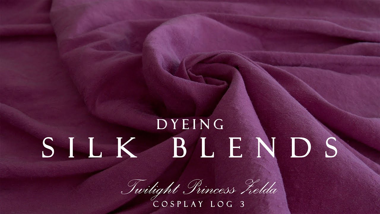 Twilight Princess Zelda: Acid and Fiber Reactive Dyeing My Silk-Linen ...