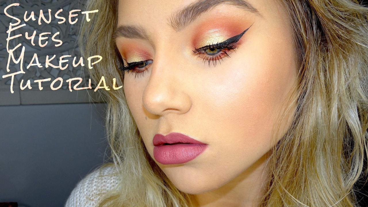 Sunset Eyes Makeup Tutorial - YouTube