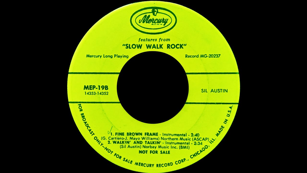 Features from "Slow Walk Rock" By Sil Austin Radio Record (1957) - YouTube