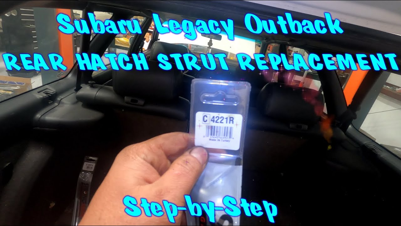 1994-1999 Subaru Legacy Outback Rear Hatch Strut Replacement Step-by ...