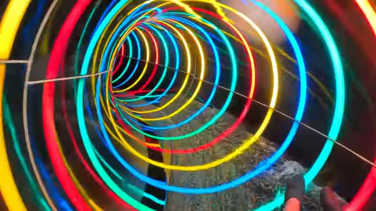 EPIC LED Water Slide at Splashmania Malaysia - YouTube