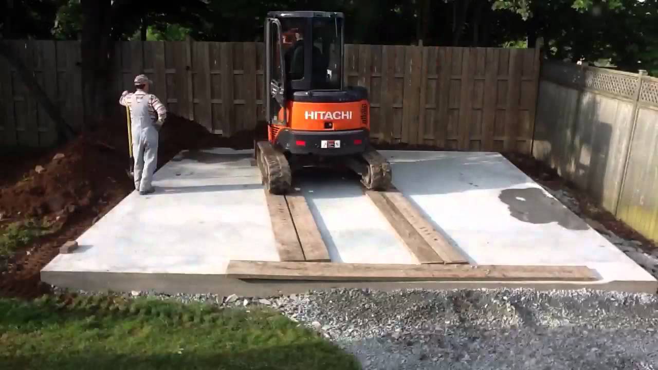 Garage Pt 9 - Backfill - YouTube