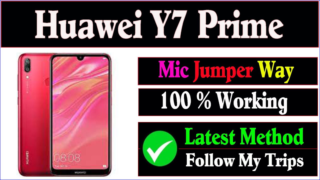 huawei y7 prime mic jumper way - YouTube