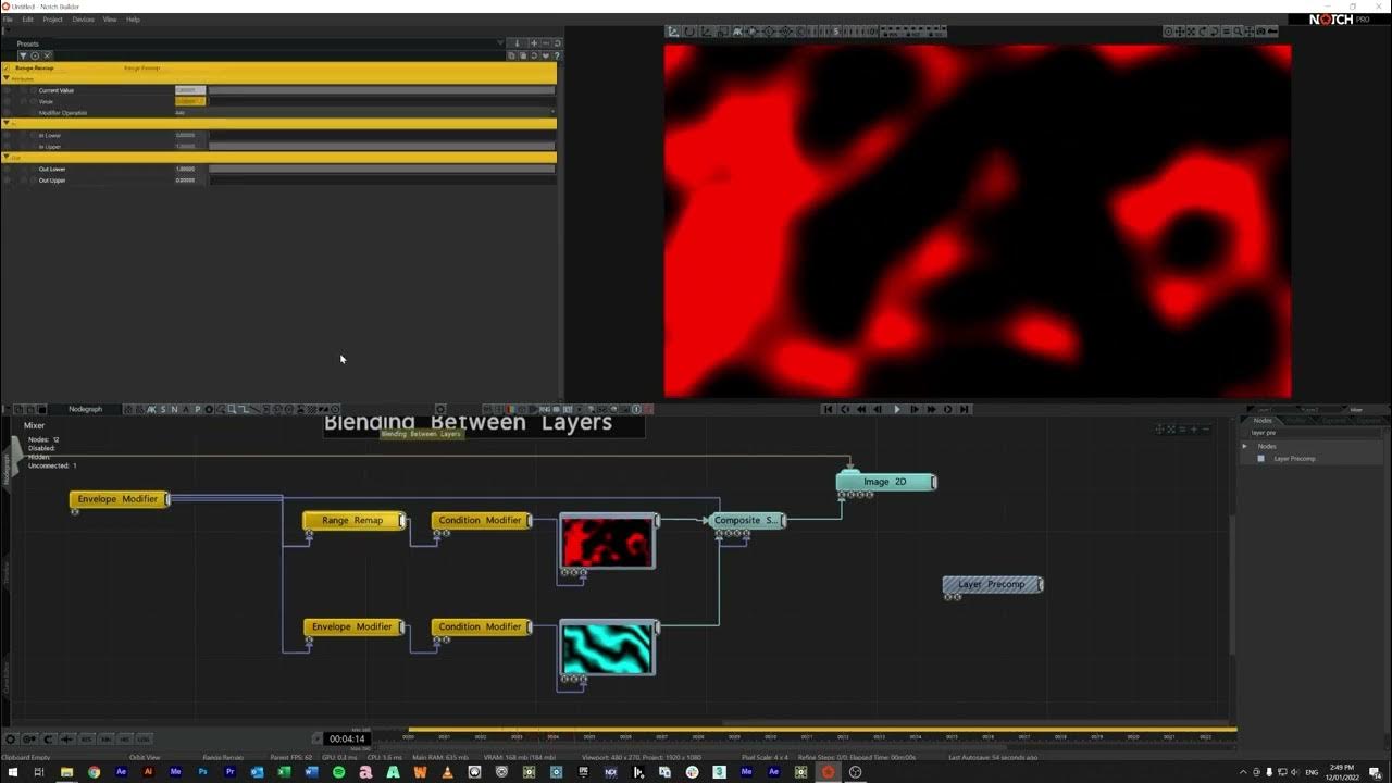 Notch Tutorial - Blending Between Layers Using Layer Precomp Node. - YouTube