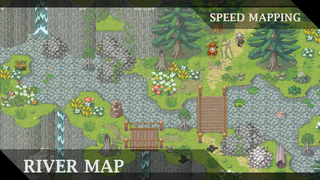 RPG Maker - Transforming a river map - YouTube