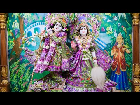 Damodarastakam (Part 2/2) and Darshan Arati Kirtan - Thursday 31st ...