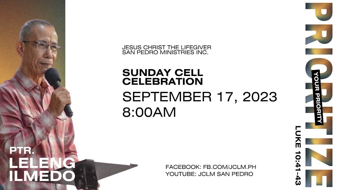 Sunday Cell Celebration September 17, 2023 - YouTube