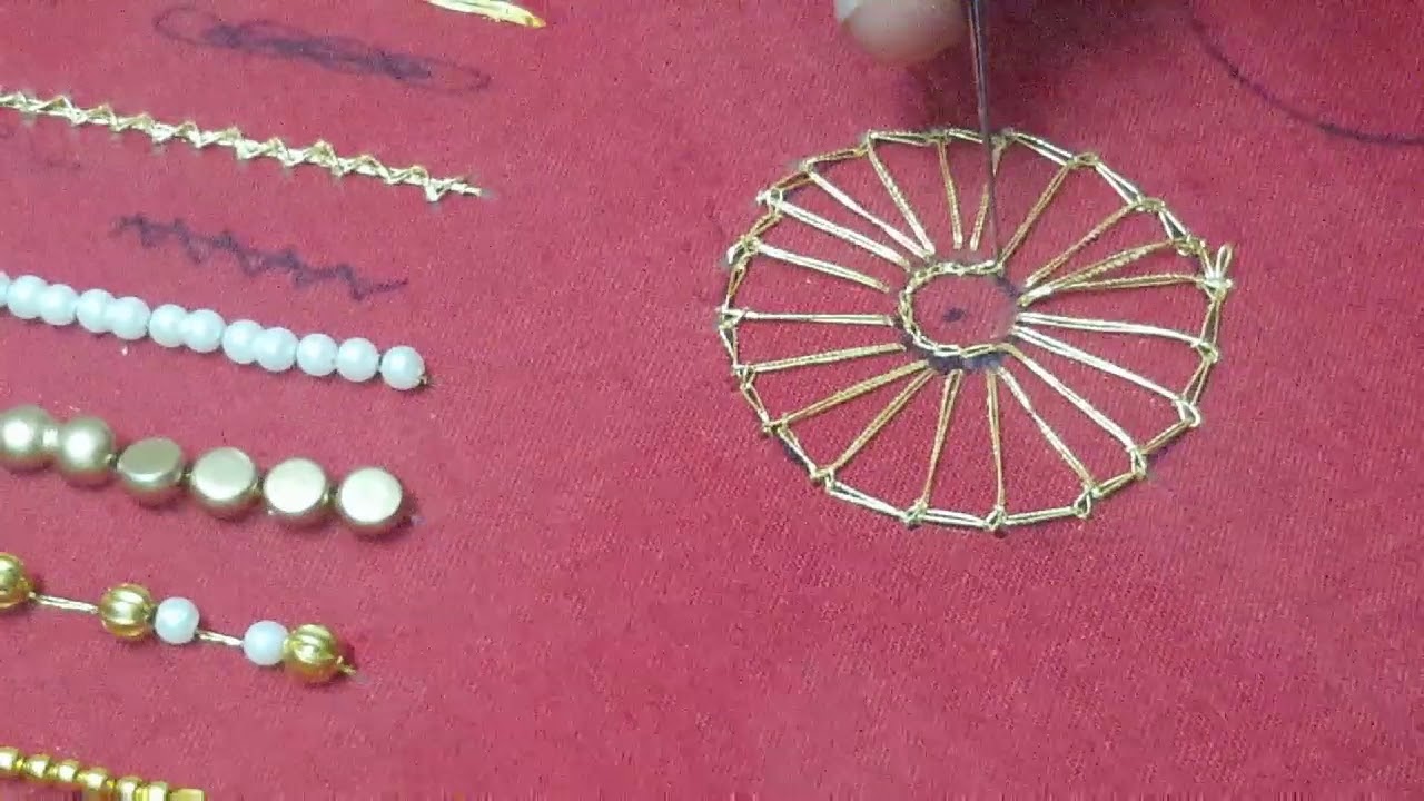 Wheel / round type buttonhole.... - YouTube