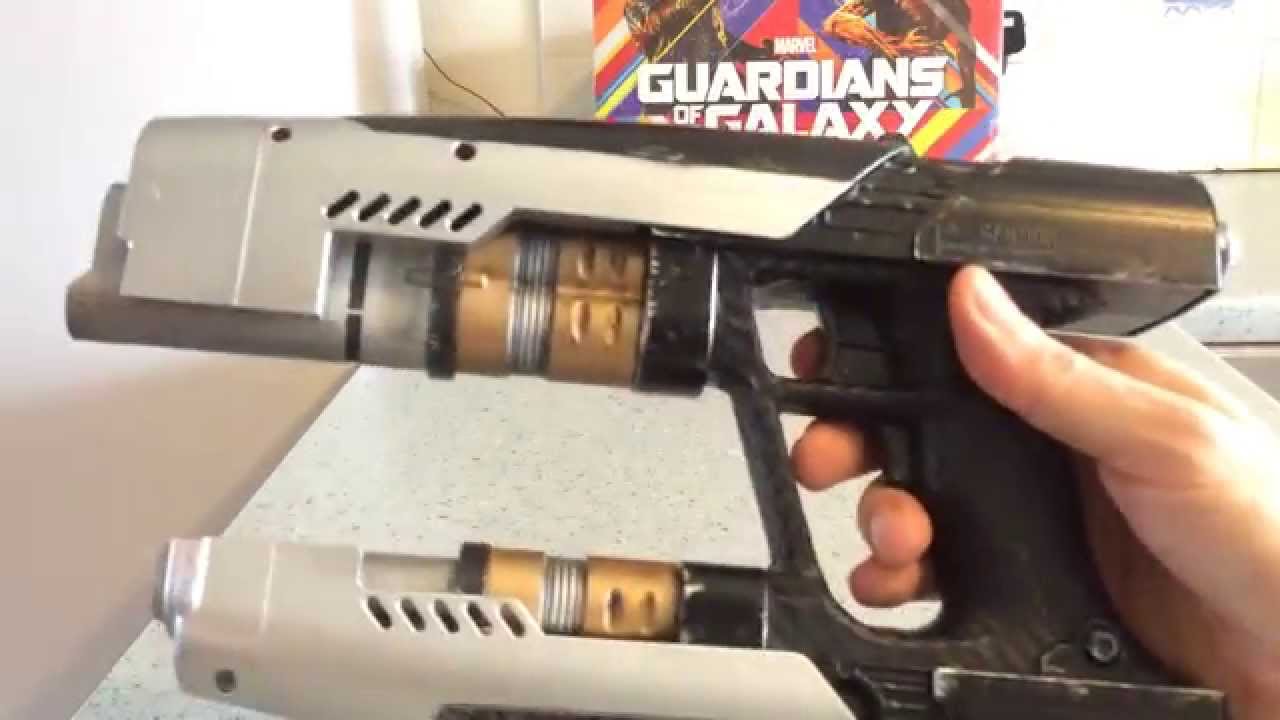 Star Lord Blaster with Sound - YouTube