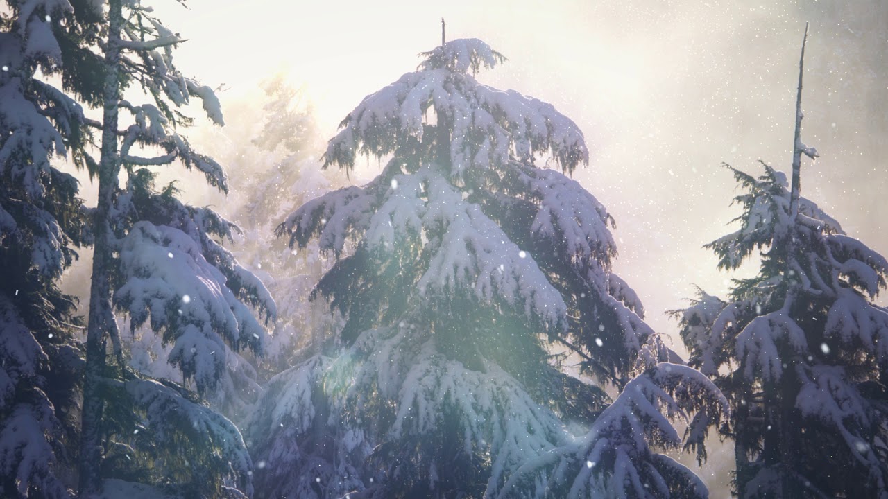 Heavy Snow 4K Animated Background - YouTube