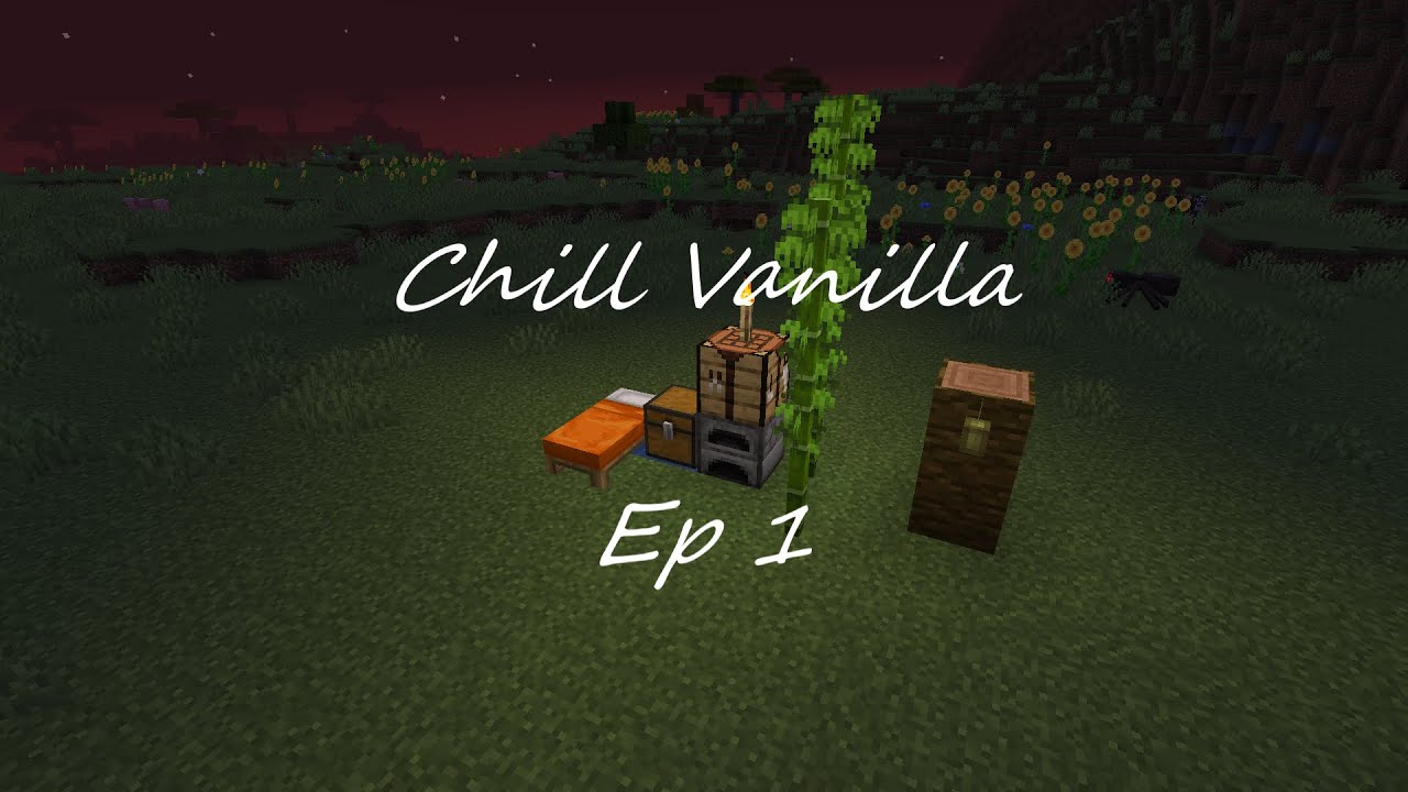 Chill minecraft gameplay Ep 1 (no talking) - YouTube
