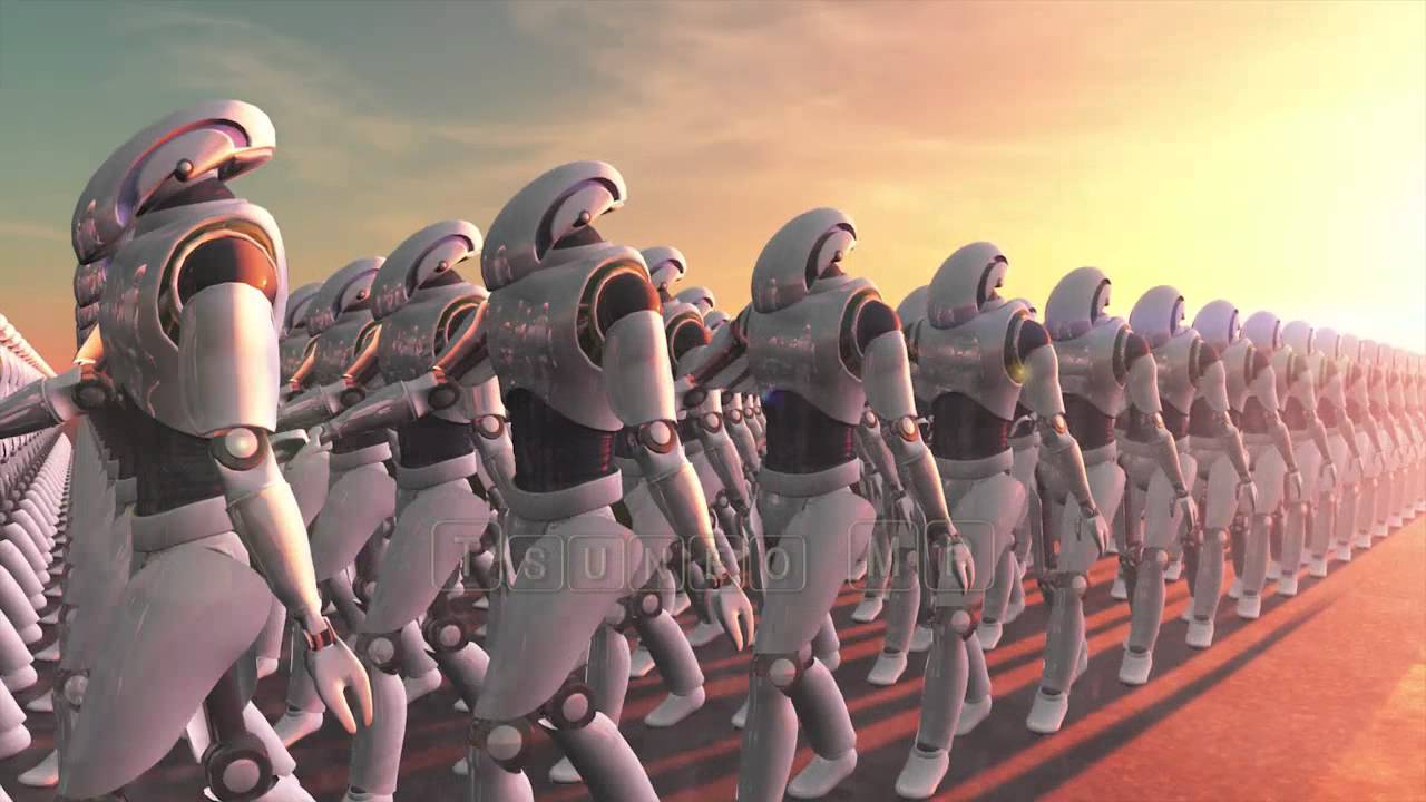 映像CG ロボット行進 Robot Marching 111125 002 - YouTube