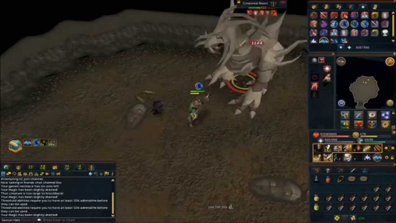 Runescape 3 Corporeal Beast Solo - YouTube