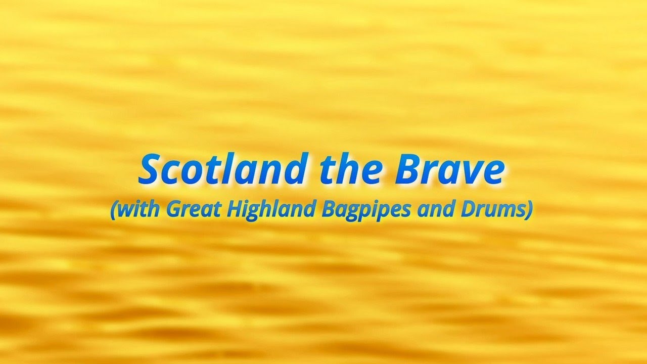 Scotland the Brave (Great Highland Bagpipes & Drums) "Dan-chan's ...
