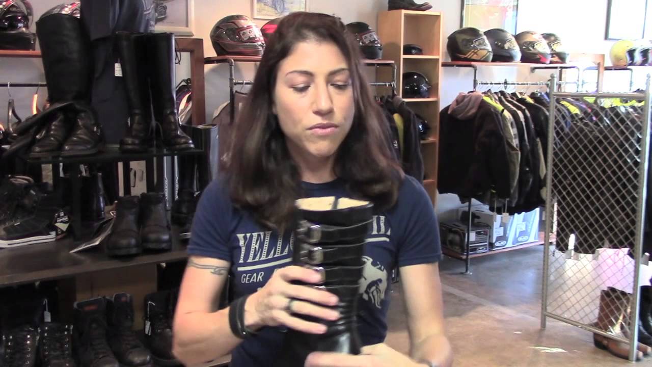 Icon Bombshell Boots, Perfect for Motorcycle Passengers! - YouTube