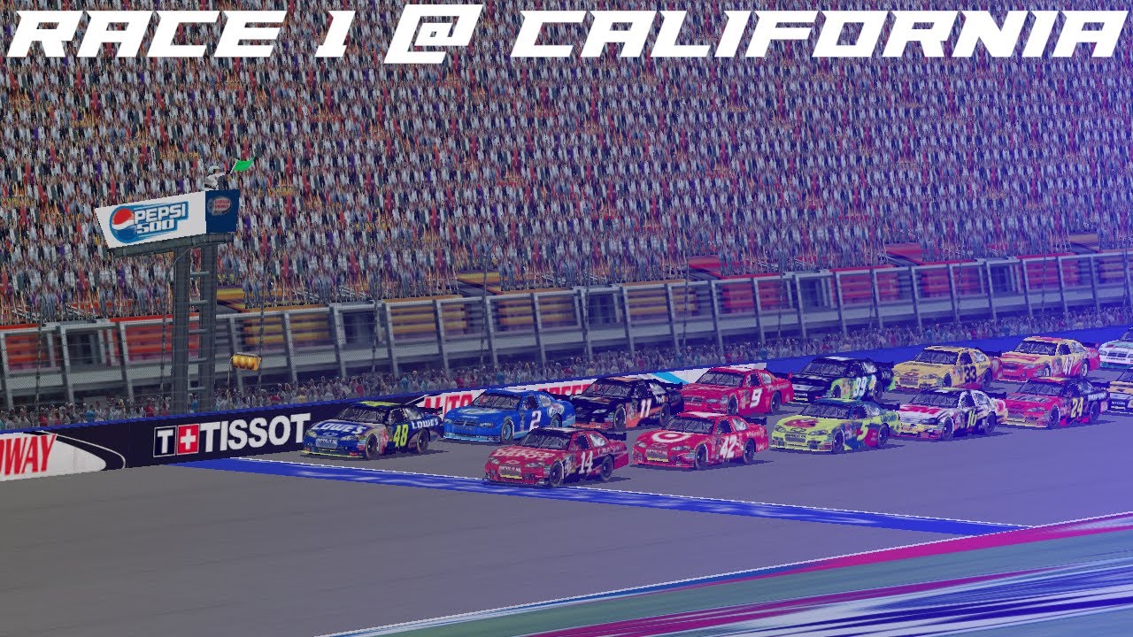 NR2003 Multiplayer Cup Series - Race 1 - California - YouTube