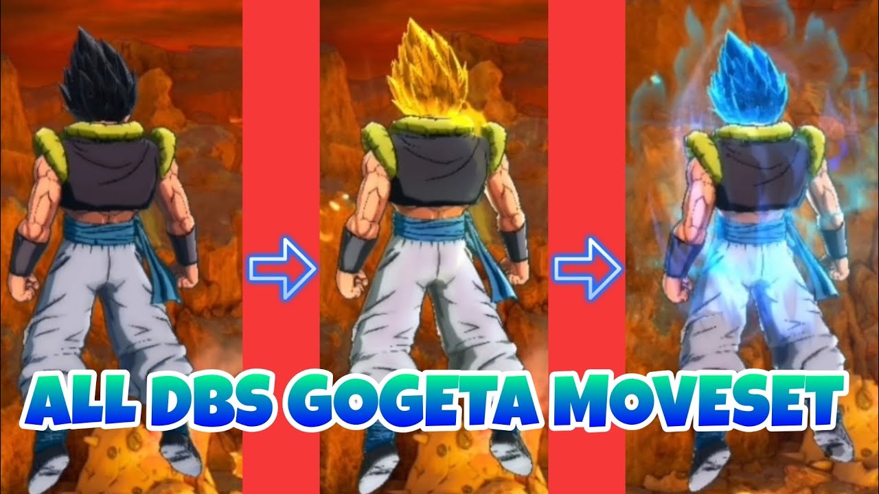 EVERY GOGETA'S TRANSFORMATION MOVESETS! 😎 - YouTube