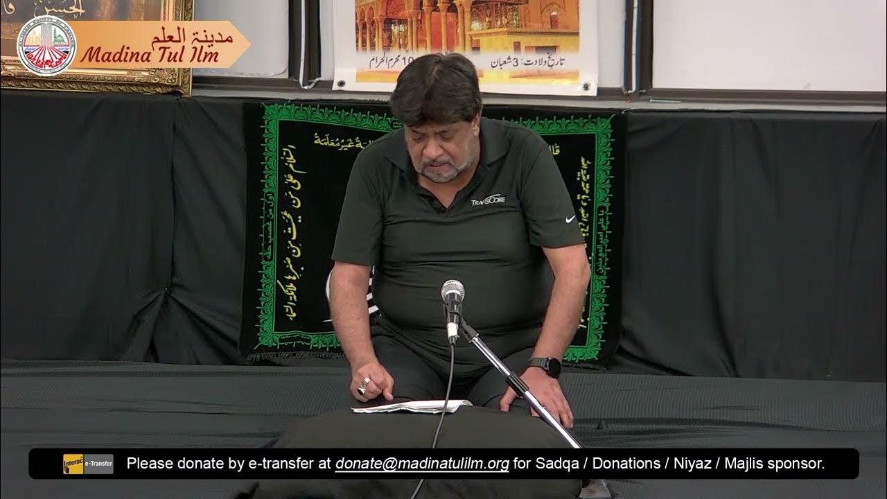 Chehlum Imam Hussain (a.s) - Br. Imran Hussain | Madina-tul-ilm - YouTube