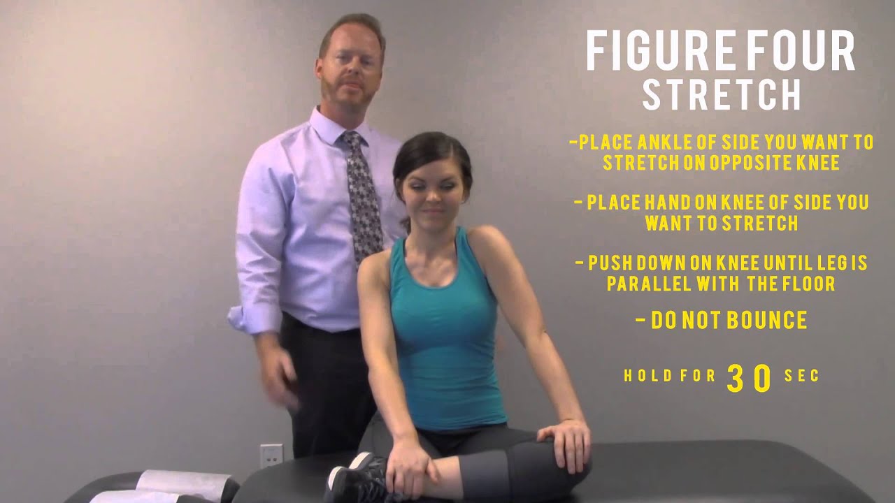 Keith Clinic - Stretching Exercise #11 - Figure Four Stretch - YouTube