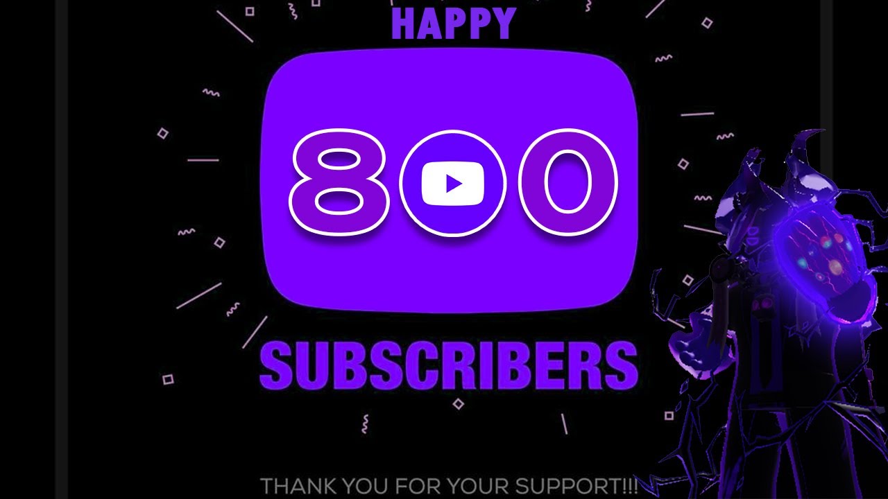 HAPPY 800 SUBS TO ME! - YouTube