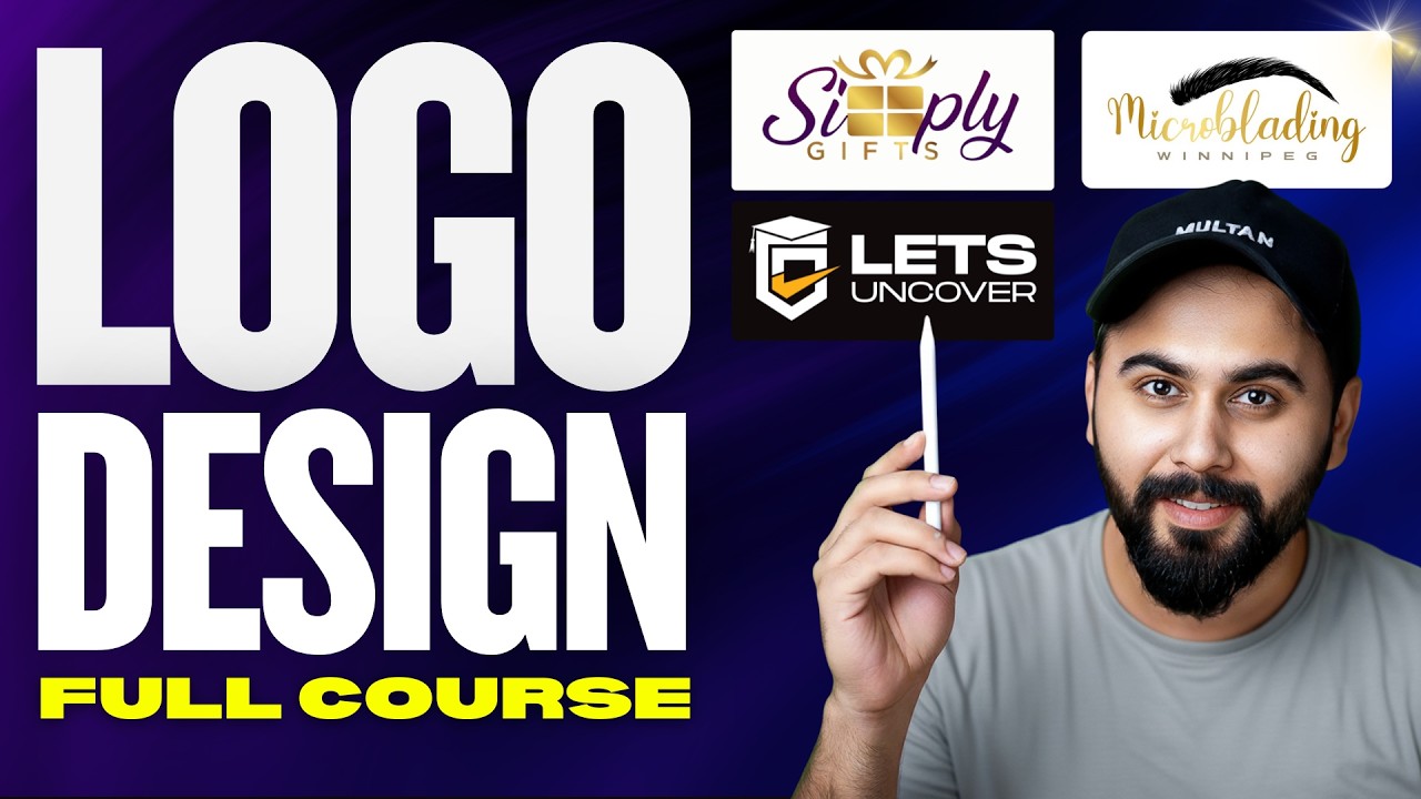 Logo Design Complete Course for Beginners | Create Amazing Logos in ...