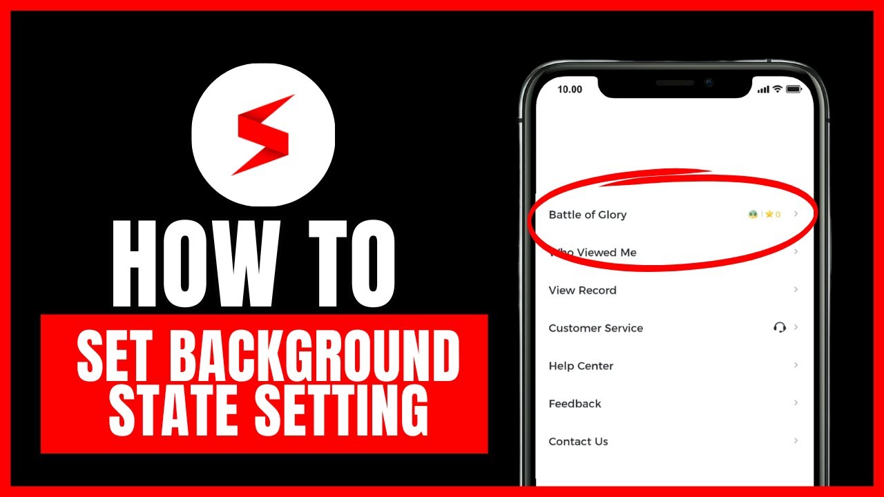 How to configure background state settings in Soul - YouTube