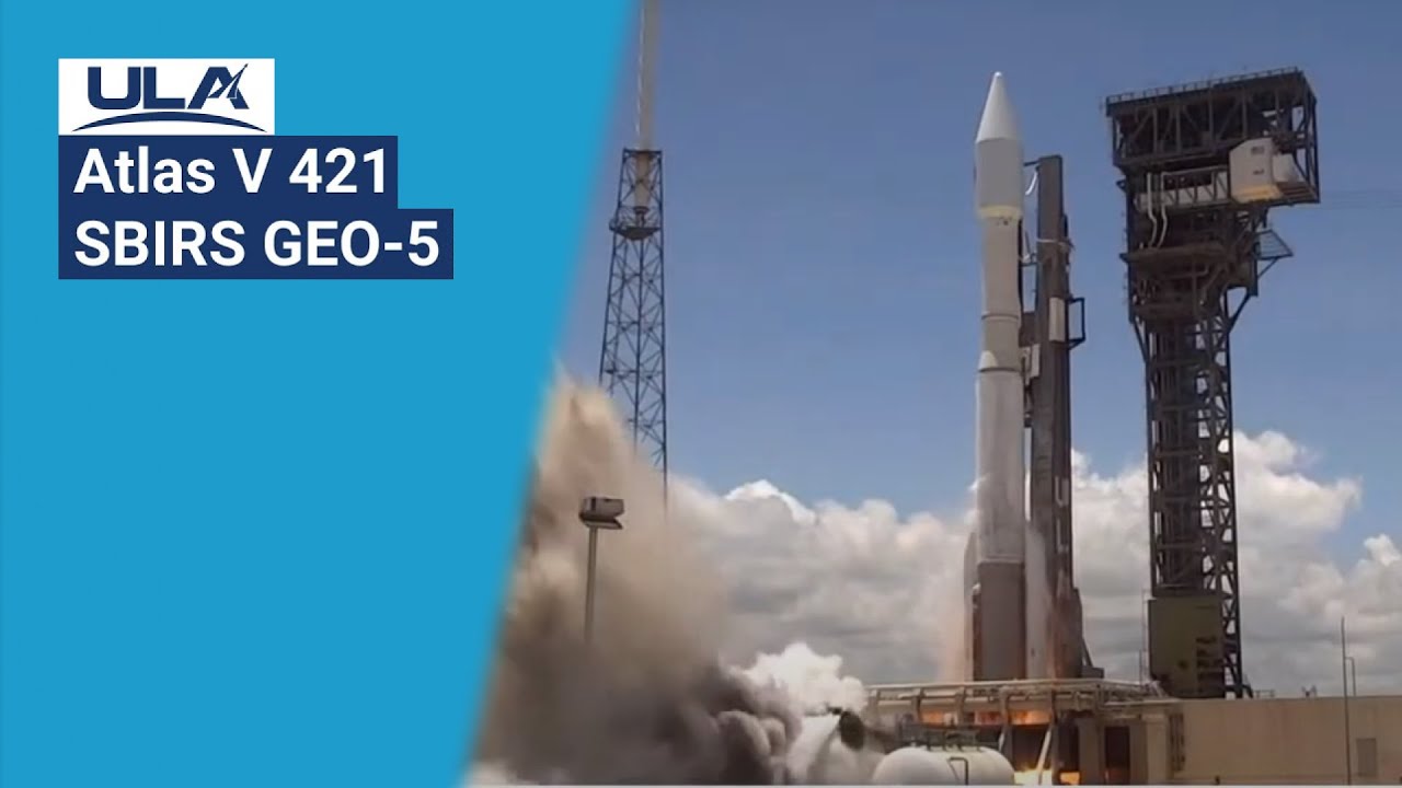 Replay Live | Atlas V 421 - SBIRS GEO-5 - YouTube