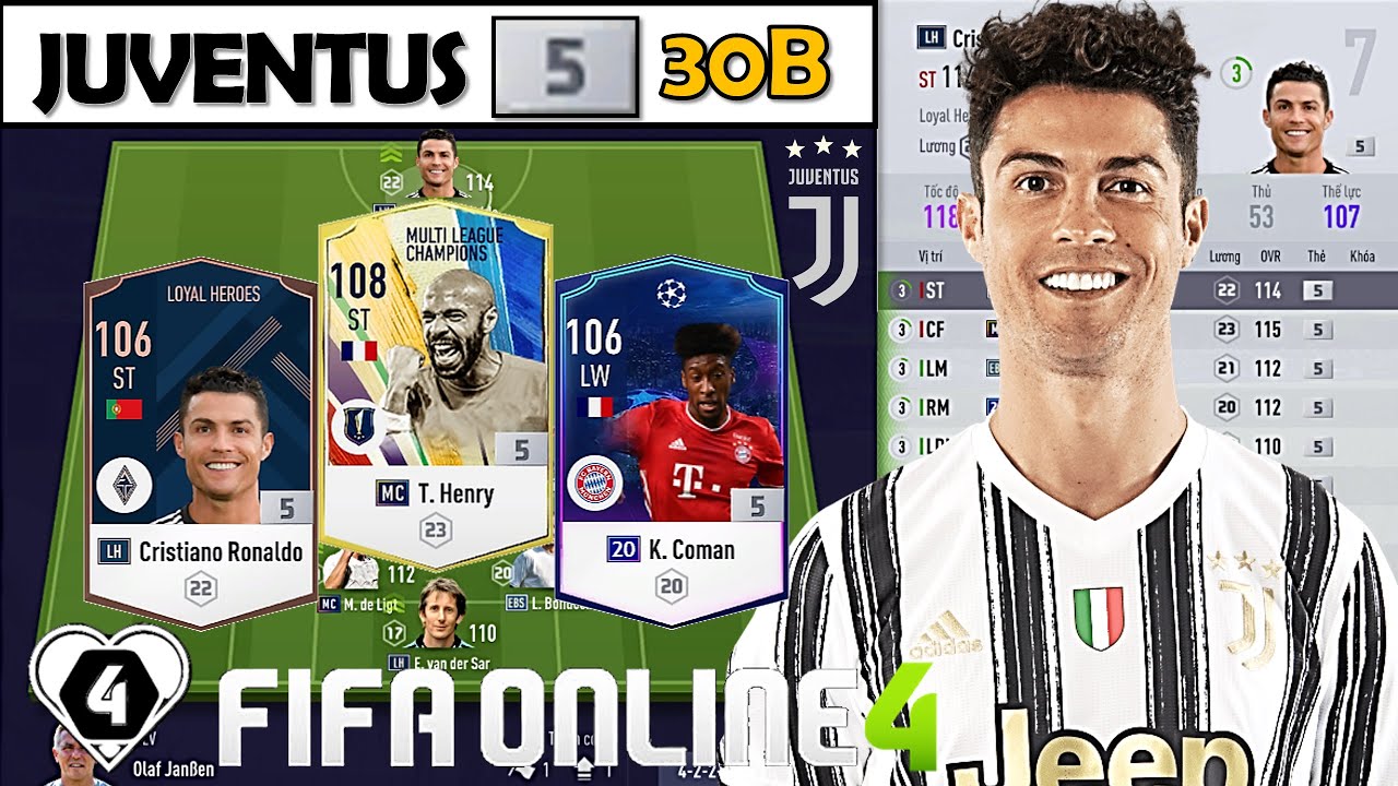 FIFA Online 4 | I Love Cầm 30 Tỷ Xây Dựng Đội Hình " JUVENTUS " Khủng ...
