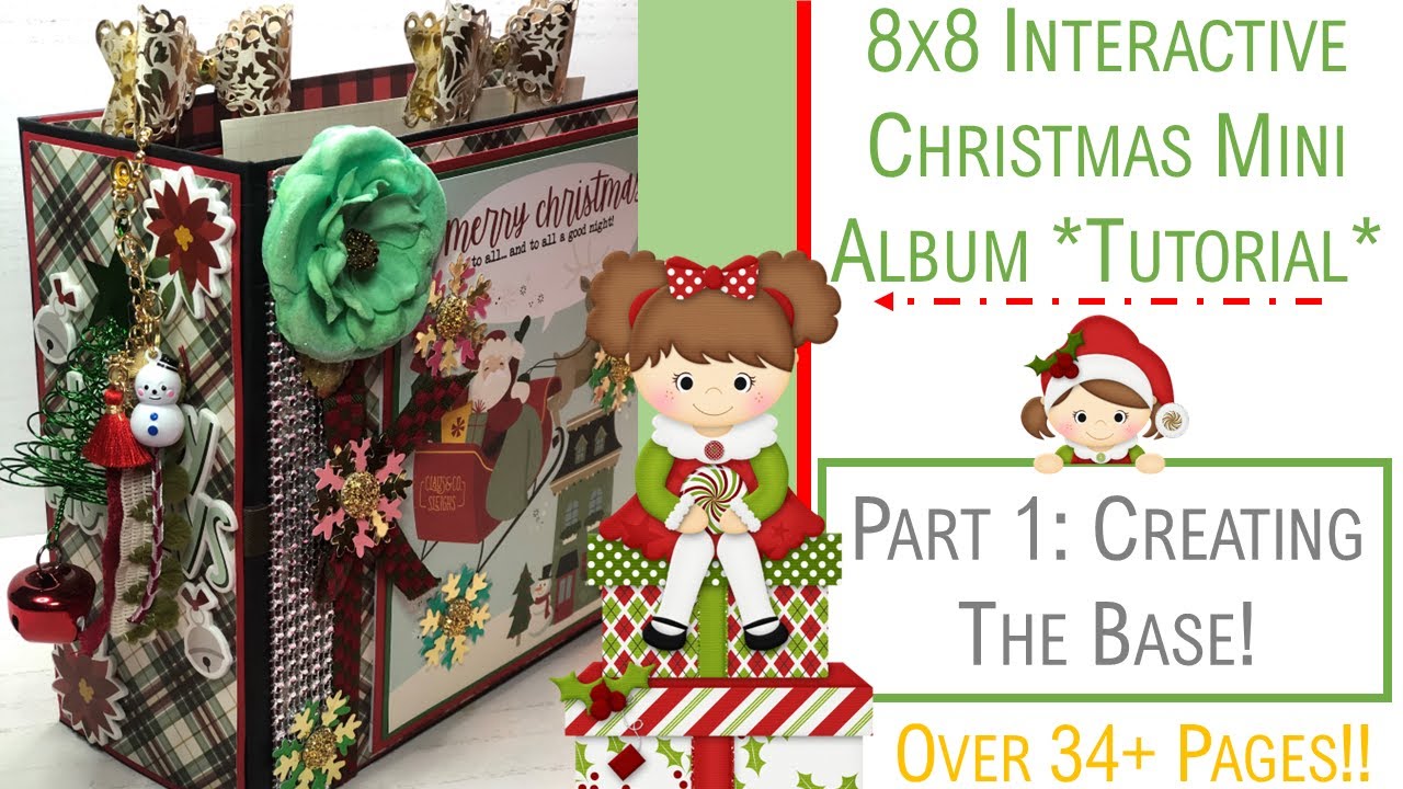 PART 1🎅NEW MINI ALBUM LAYOUT IDEAS 2022🎅8x8 FULLY INTERACTIVE ALBUM ...