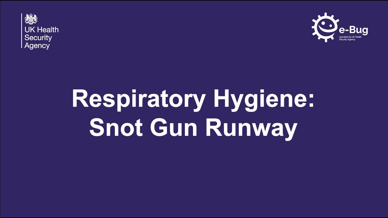 KS1/KS2/KS3 Respiratory Hygiene Experiment - Snot Gun Runway - YouTube