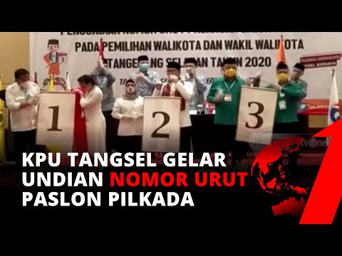 Pengundian Nomor Urut Paslon Pilkada, KPU Tangsel Terapkan Protokol Kesehatan | tvOne