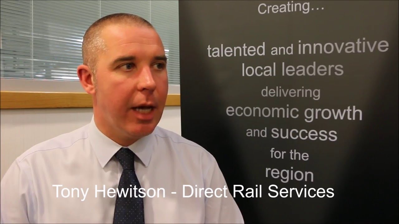 Leader to Leader - Tony Hewitson of Direct Rail Services - YouTube