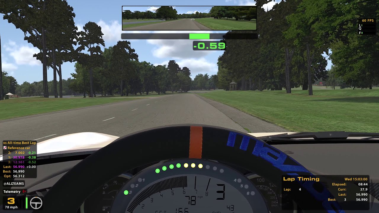 Logitech G29 iracing test - YouTube