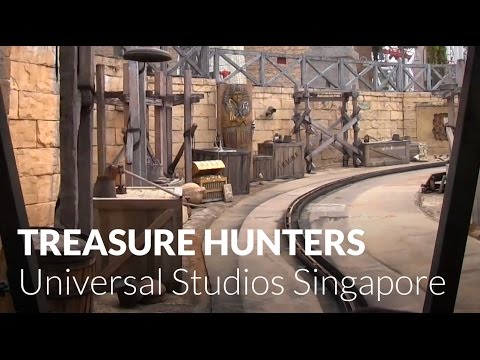 Treasure Hunters at Universal Studios Singapore - YouTube